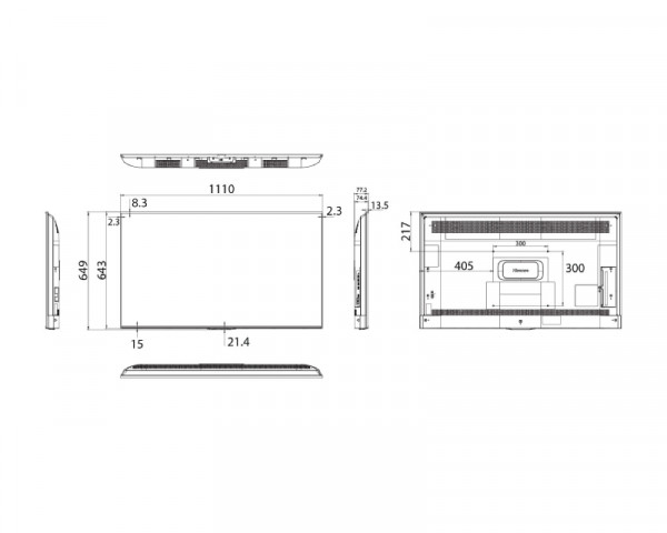 HISENSE 50 inča 50DP30FE 4K UHD 350 nita Digital Signage Display - 167 ...